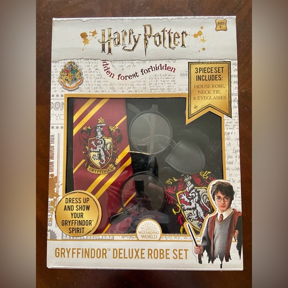Costumes | Harry Potter Gryffindor Deluxe Robe Set Kids New | Poshmark